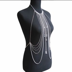Jewelry | Crystal Tassel Body Chain | Poshmark